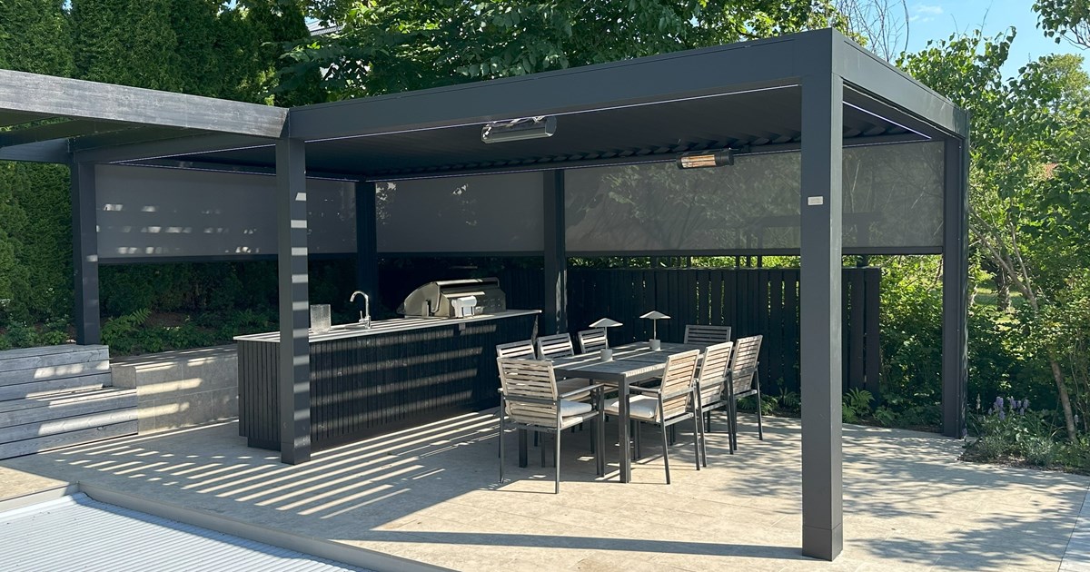 Pergola - Tak till utekök och matplats - Pergola Nordic AB
