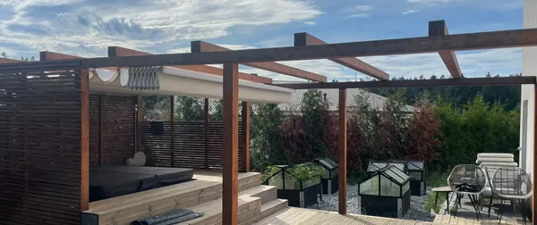 Pergola med tak